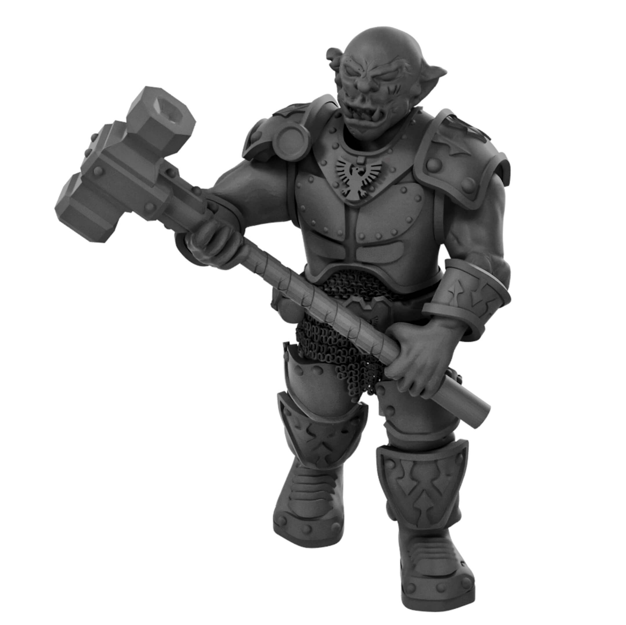 STL file dnd Orc knights miniatures 🎲・3D print object to download・Cults