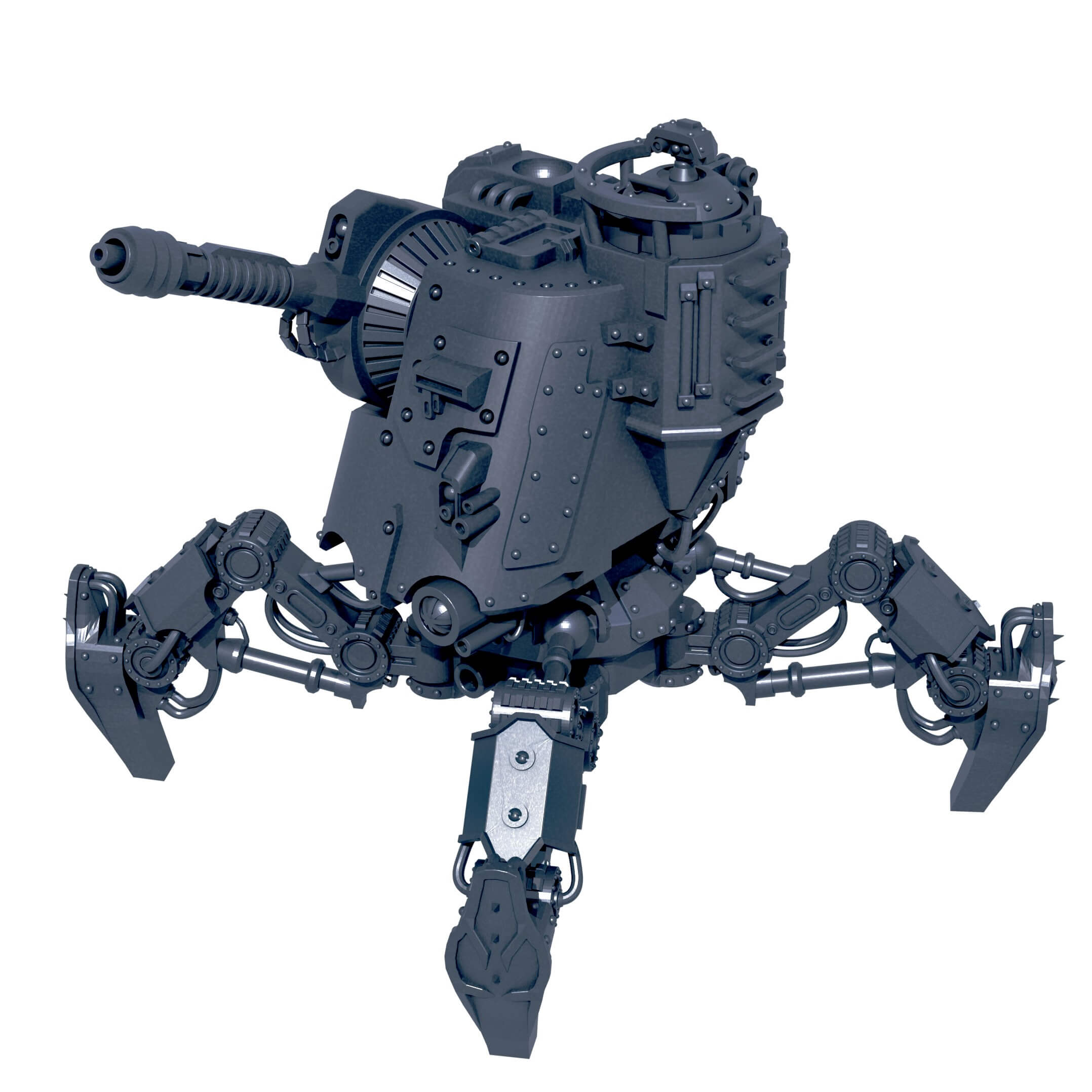 3D file Sand Crawler Tank With Varied Weapon Options (optional magnetic ...