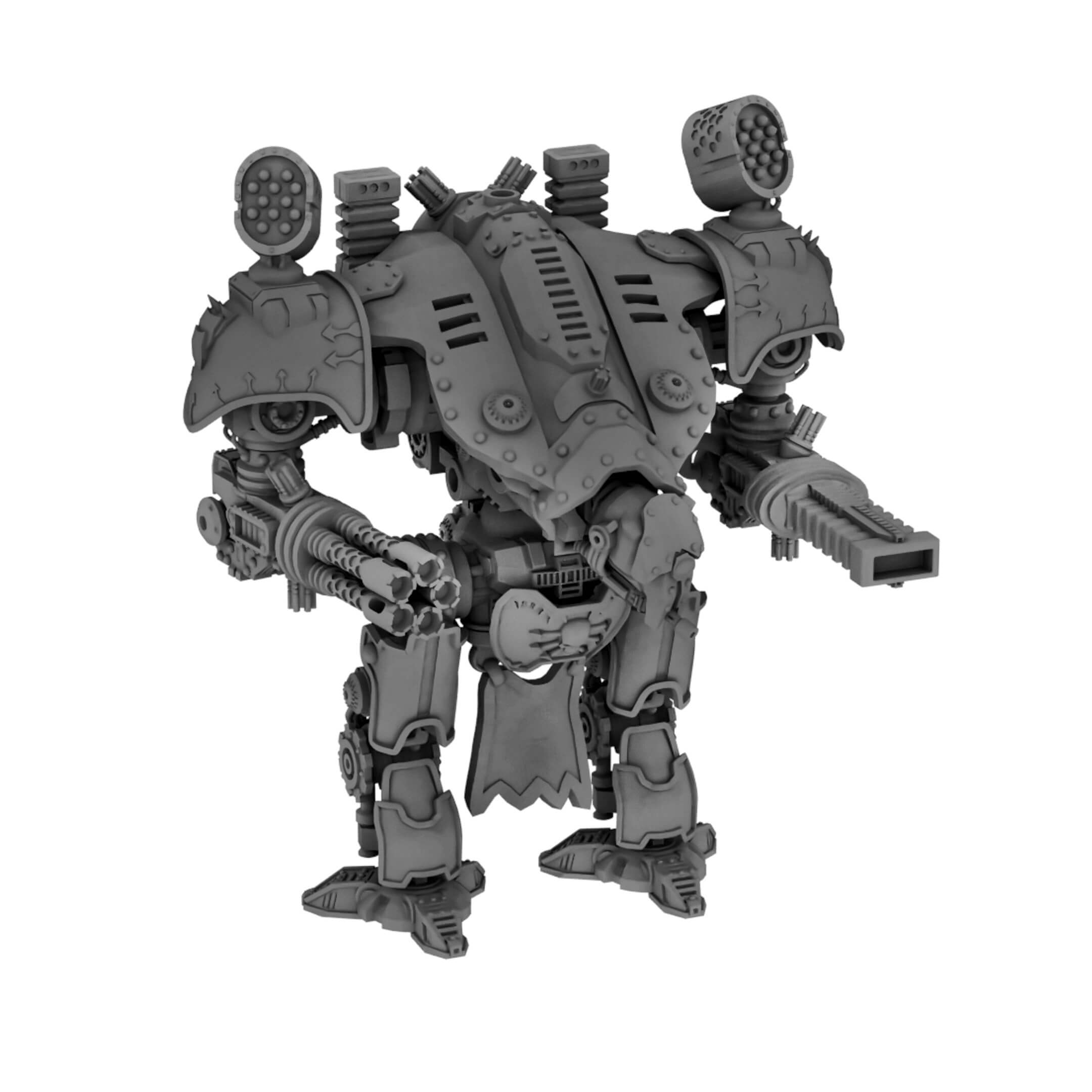 3D file Sci Fi Warstrider (varied weapon options and two main styles ...