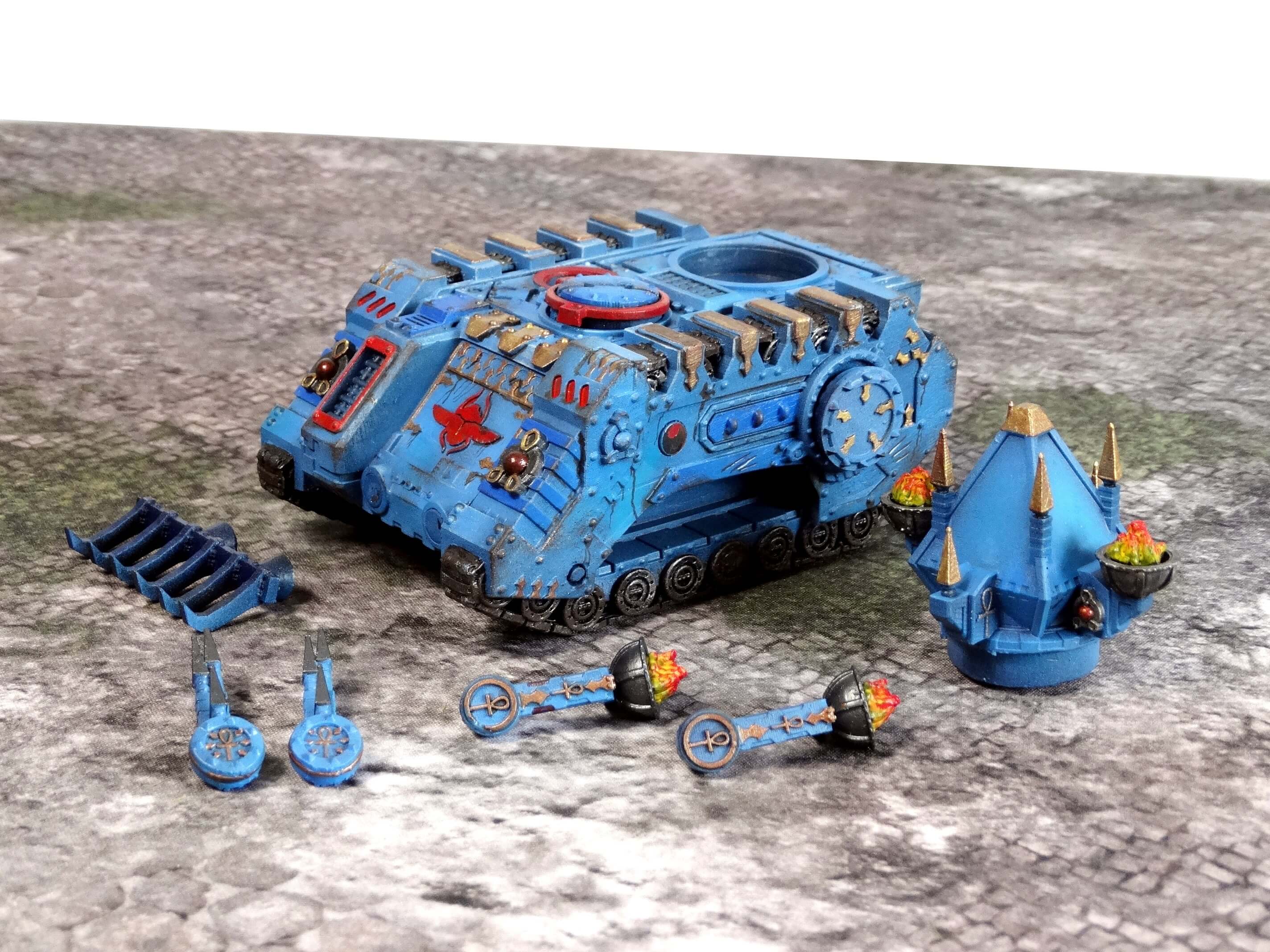 3D file Sci Fi APC/Tank (Egypt and generic themed) with interchangeable ...