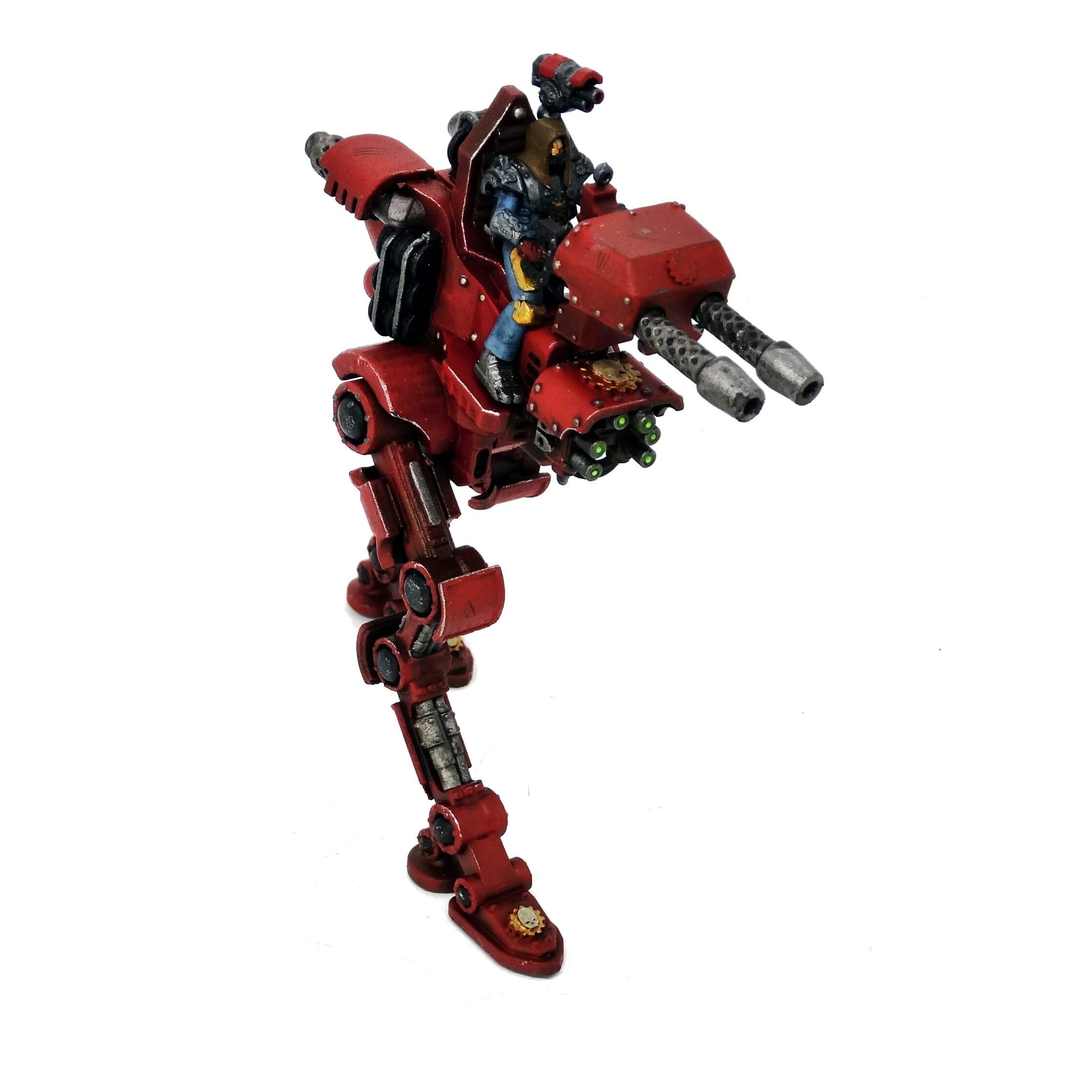 3D file Sand Strider (Walker gun mech with pilot resin miniature) 🔫 ...