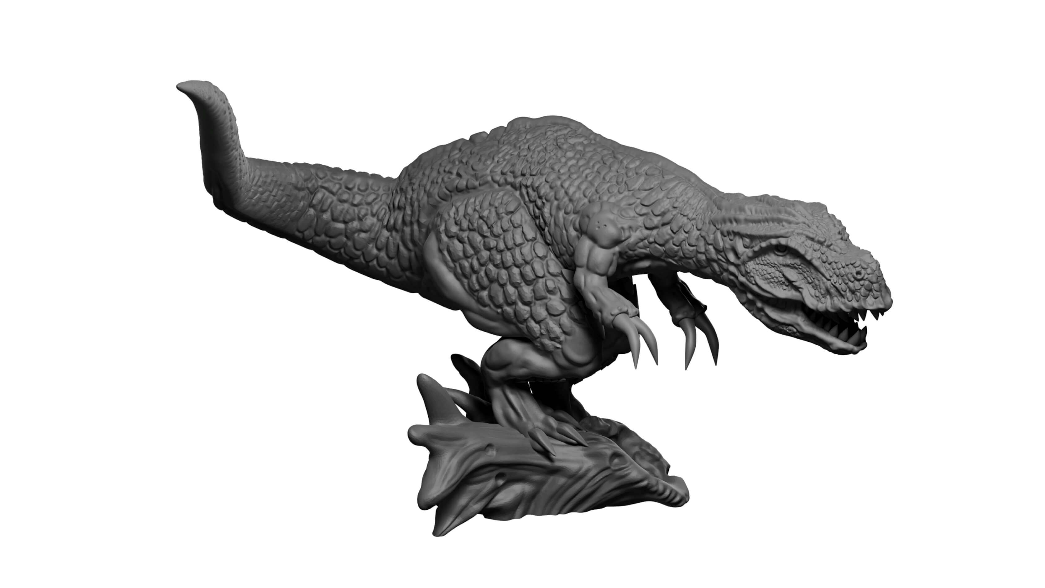 3D file dnd T-Rex miniature・3D print model to download・Cults