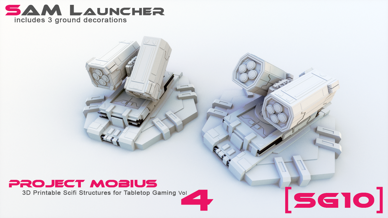 3D file SAM Launcher・Model to download and 3D print・Cults