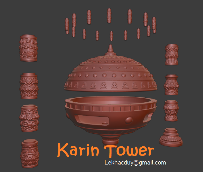 Free 3D file Karin Tower・3D print design to download・Cults