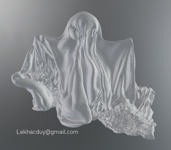 Free 3D file Ghost of Halloween・Design to download and 3D print・Cults