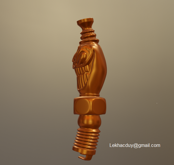 3D file Funny spark plug 🔌・3D printer design to download・Cults