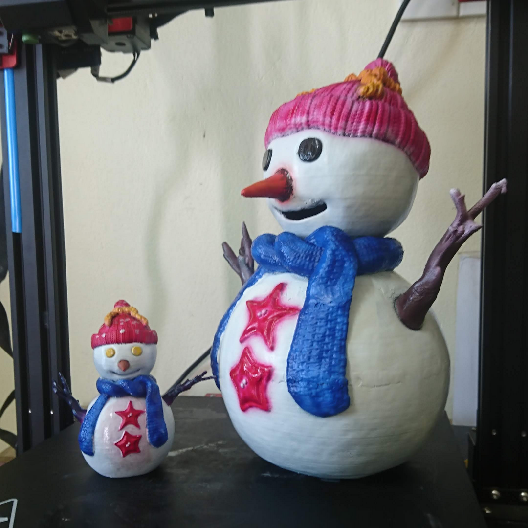 3D file Snowman - Christmas decoration ☃️・Template to download and 3D ...