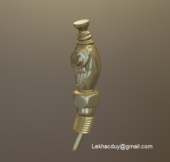 3D file Funny spark plug 🔌・3D printer design to download・Cults