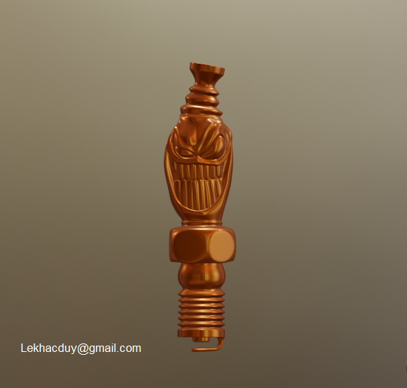 3D file Funny spark plug 🔌・3D printer design to download・Cults