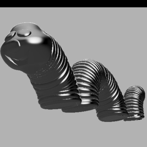 Download STL file Worm three pieces • 3D printer design ・ Cults