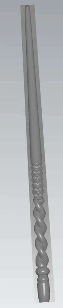 Free STL file MakeIT Wand Collection Ginny Weasley Wand Molds 🎬・3D ...