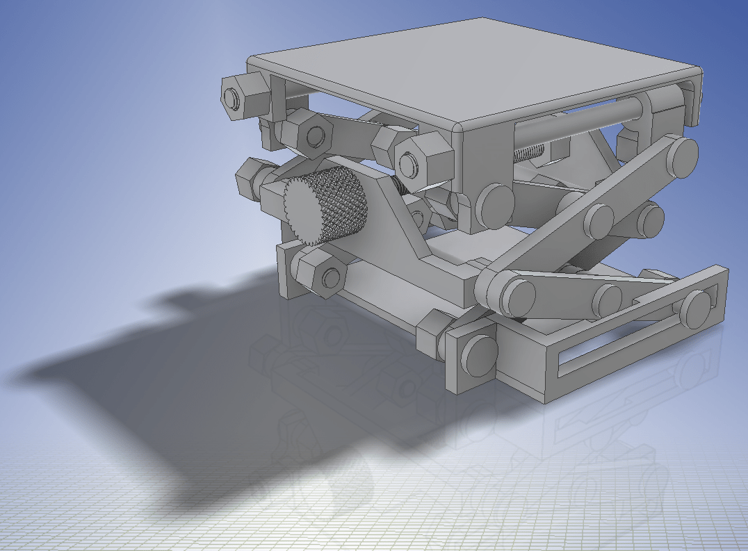 Free STL file Lab Jack Scissor Stand 🥼・Object to download and to 3D ...