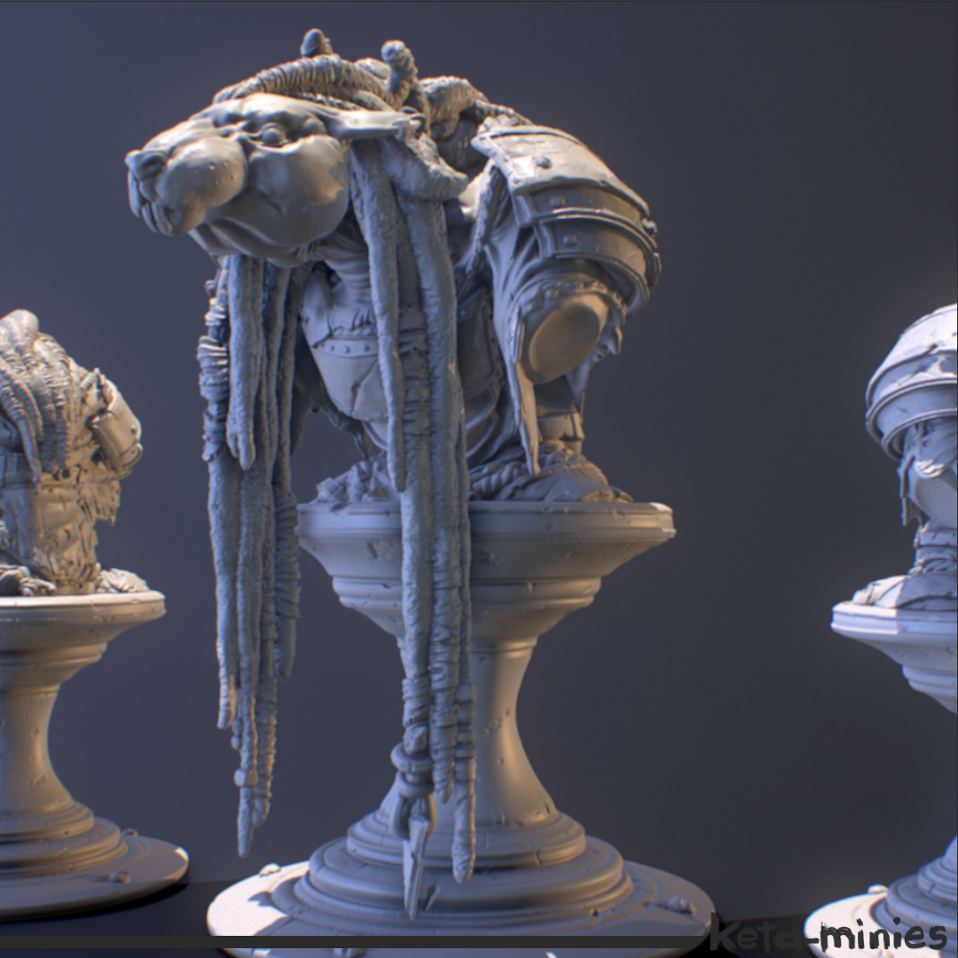 Free STL file The Dreaded Rat bust・3D print object to download・Cults