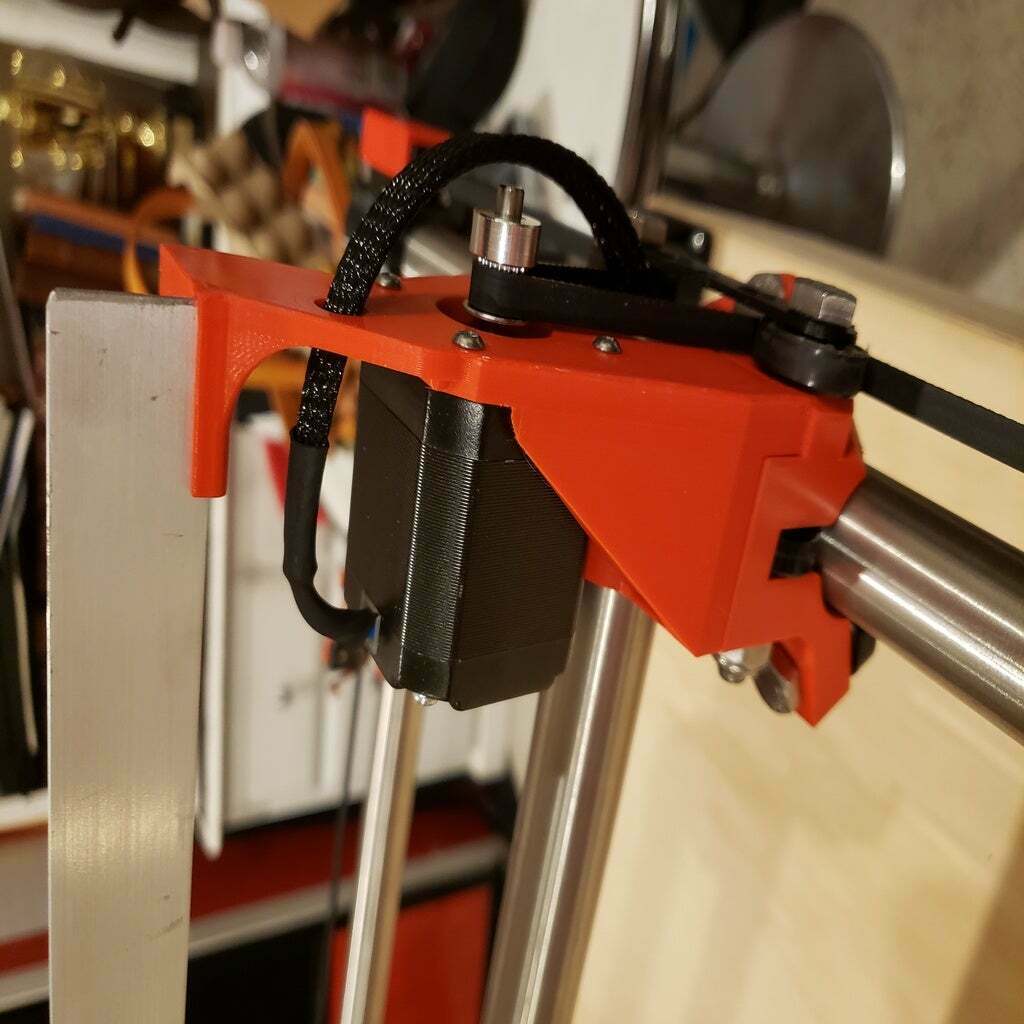 Free STL file MPCNC Burly Motor mount with Aluminum Angle for Cable ...