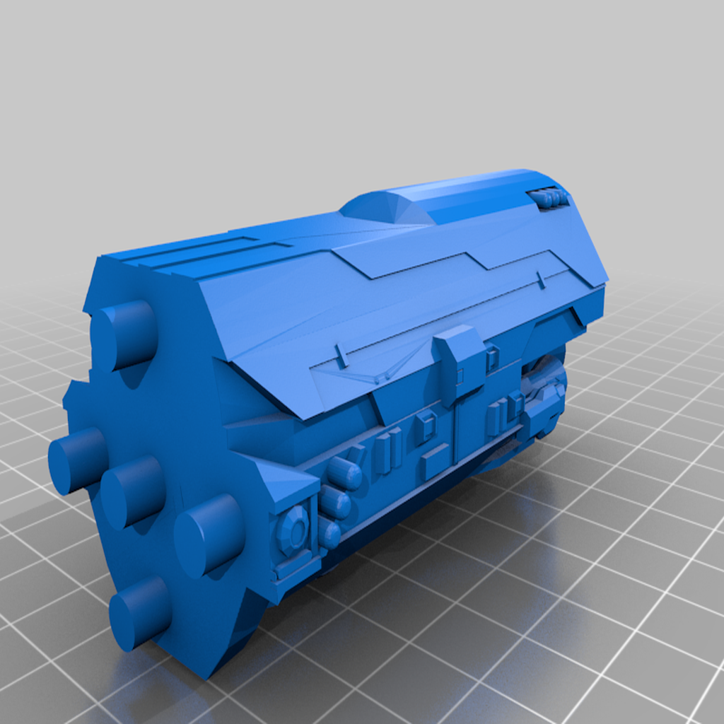 Download free STL file Halo Fleet Battles - Infinity Class • 3D ...