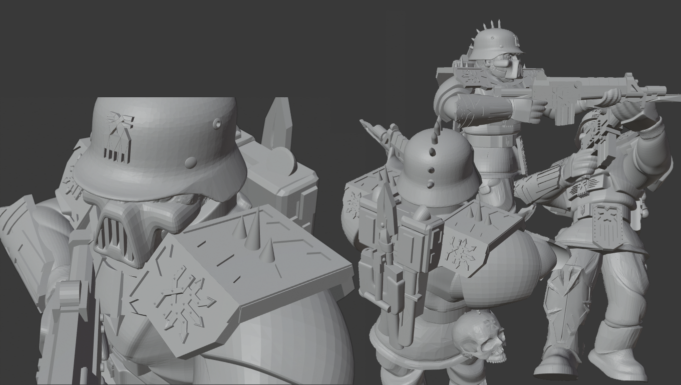 Free STL file Cornish Traitor Guard Cultists - The Blud Packed・3D ...