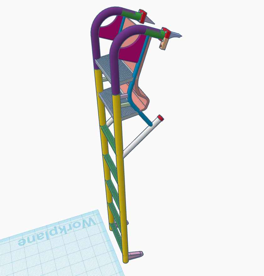 Free 3D file F22 boarding ladder 🪜・Object to download and to 3D print・Cults