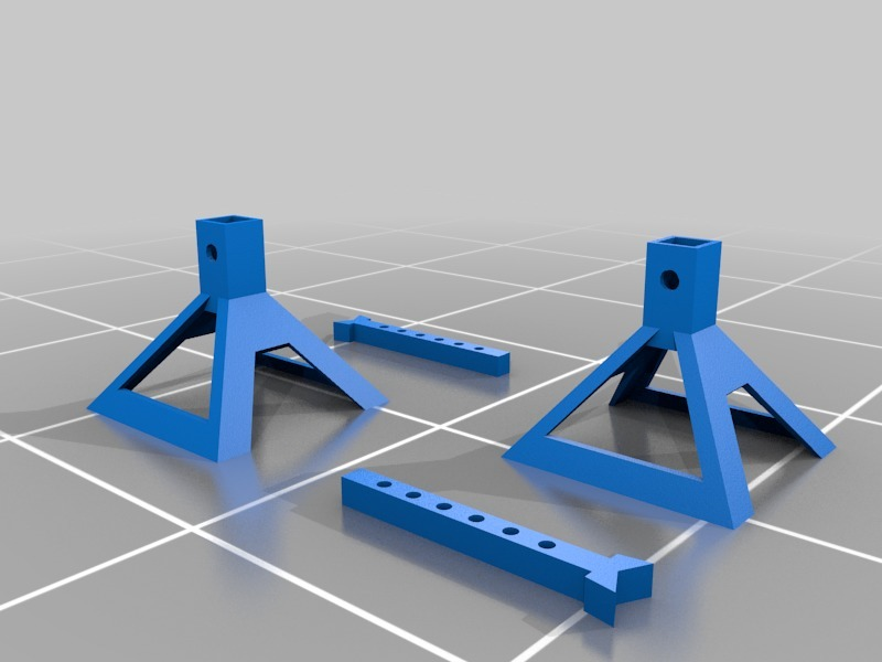 Free 3D file 1/25th scale Jack Stand 🎲・3D printing design to download・Cults