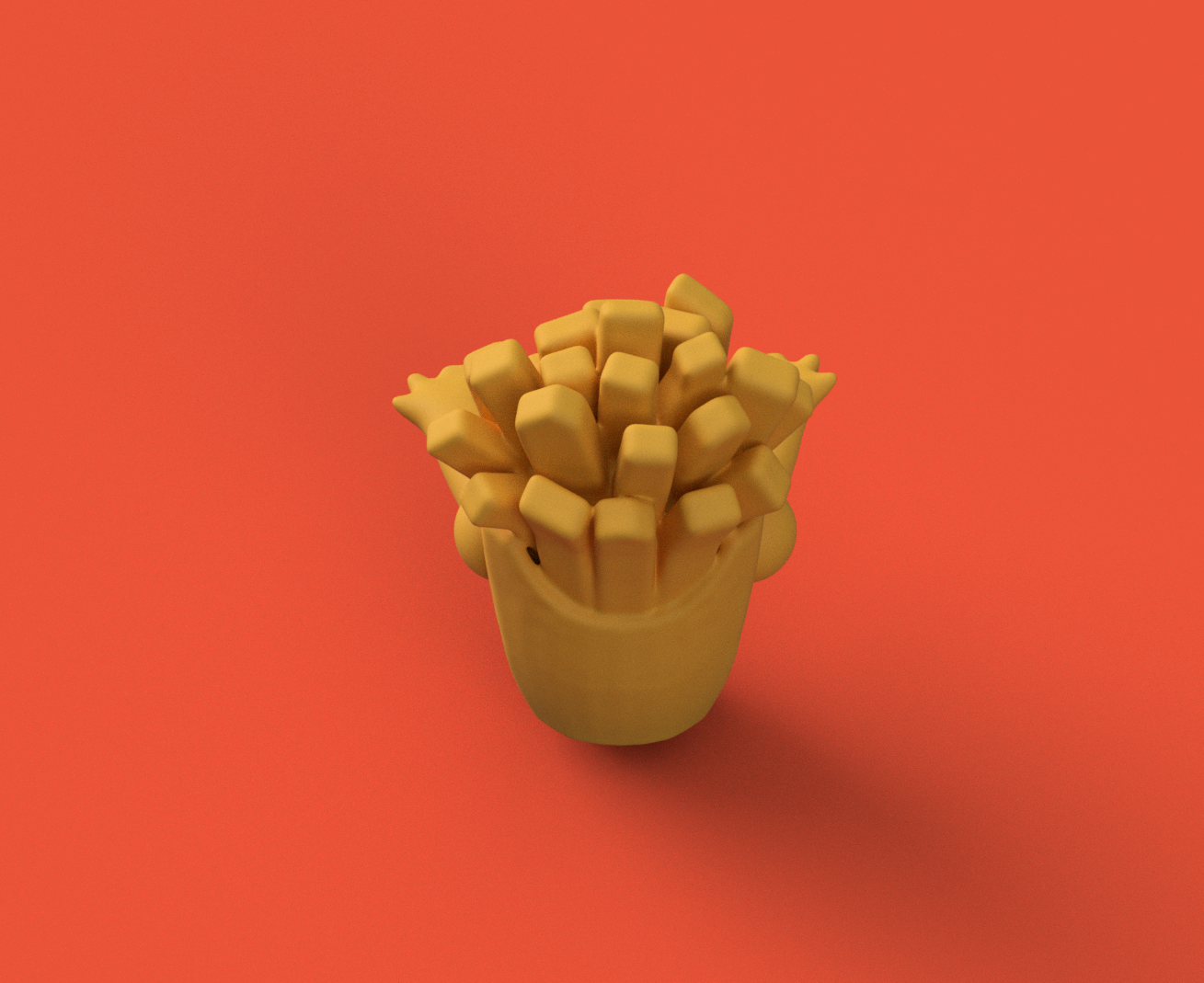 Descargar archivo STL FALL GUYS: ULTIMATE KNOCKOUT FRENCH FRIES PHONE ...