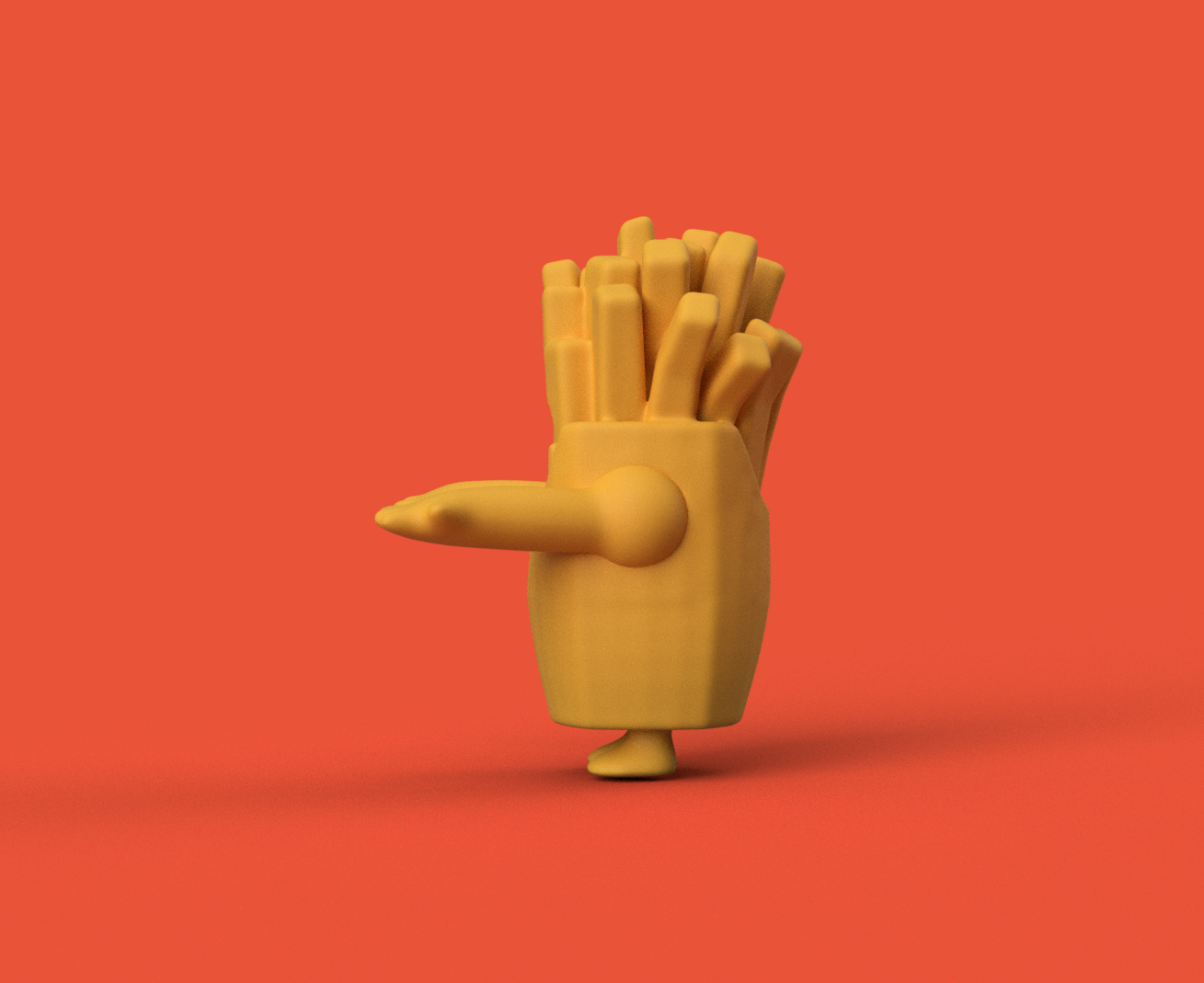 Descargar archivo STL FALL GUYS: ULTIMATE KNOCKOUT FRENCH FRIES PHONE ...