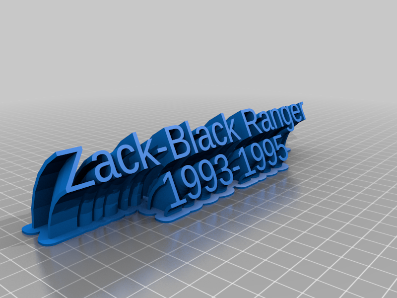 Free STL file Power Rangers Name signs・3D print design to download・Cults
