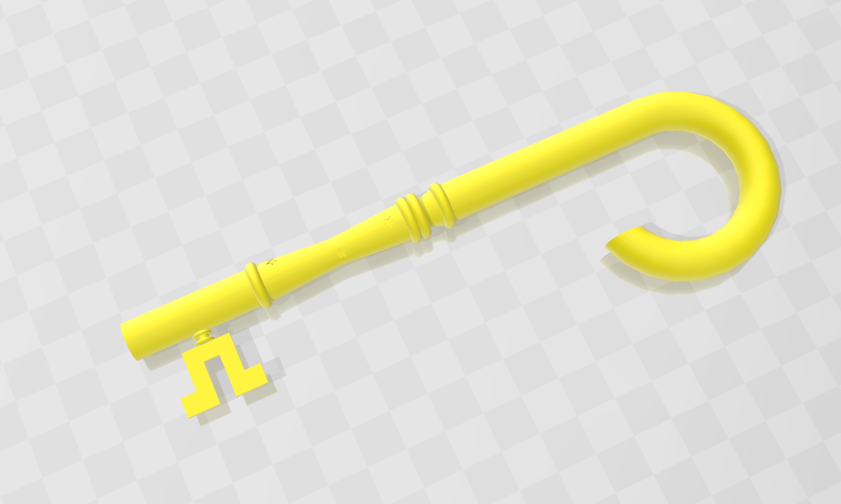 STL file Locke & Key -Key to the Candy Cane Gates from N0S4A2・Design to ...