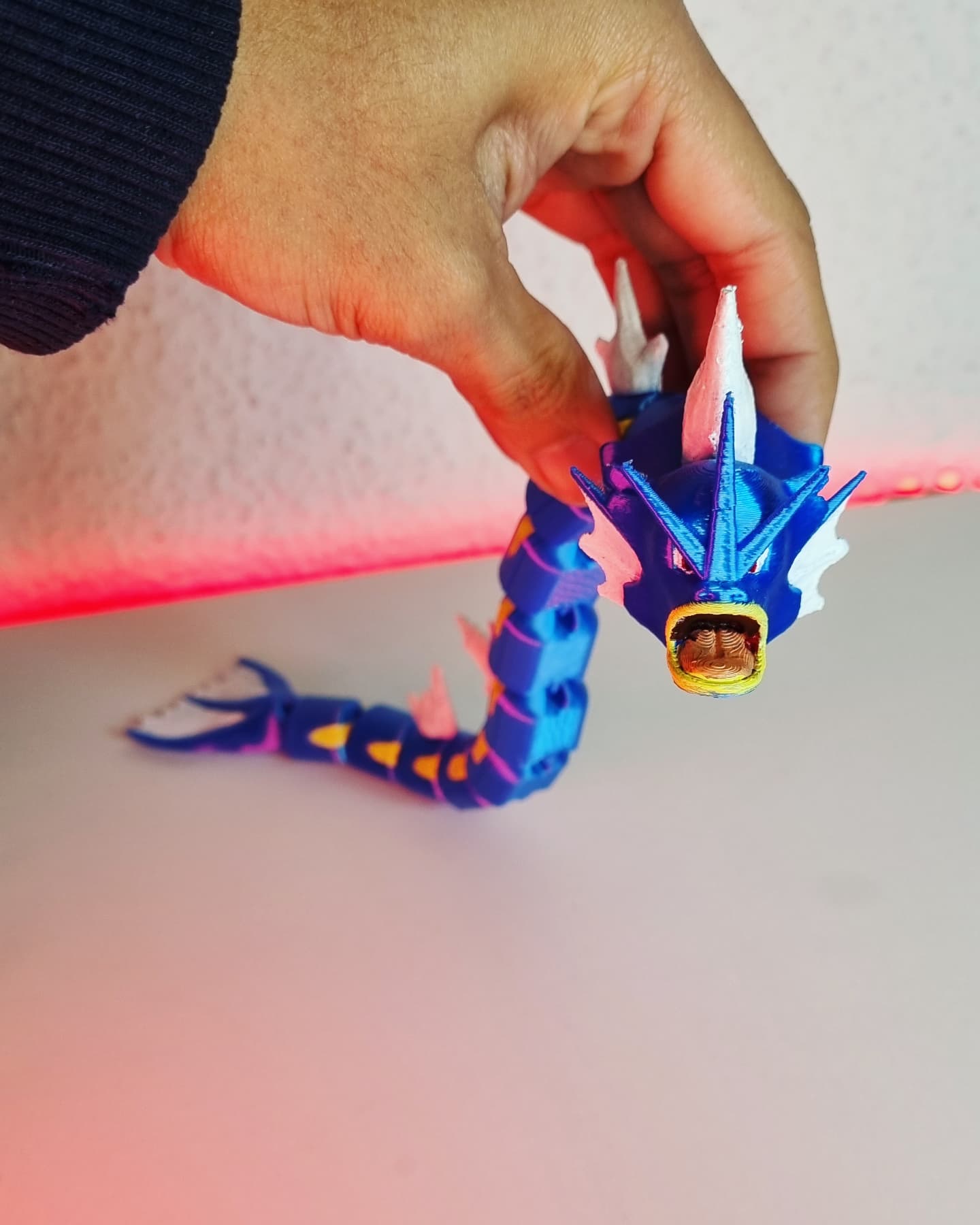 3D printing Articulated Gyarados・Cults