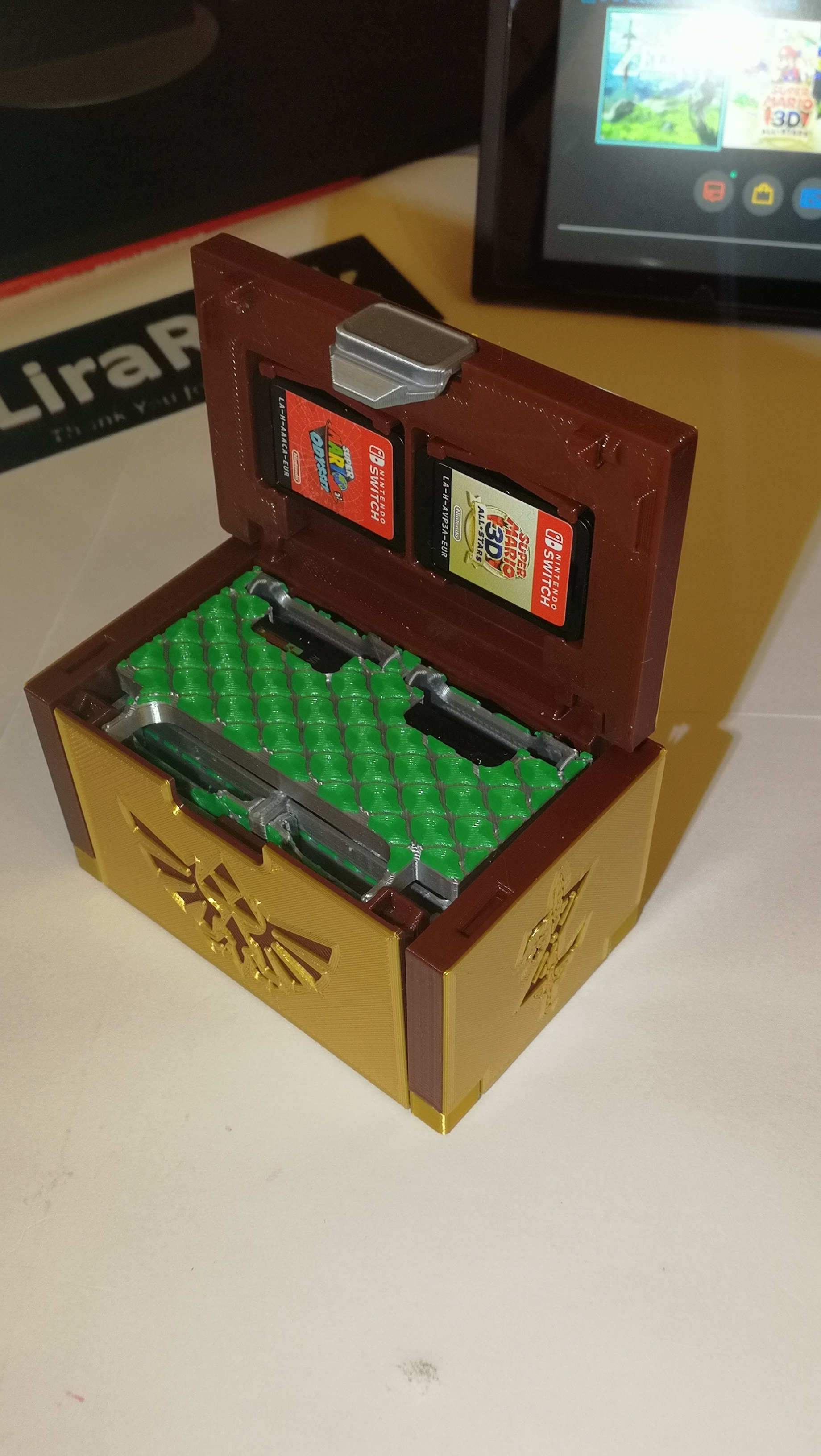 3D printable 22 IN 1 STORAGE CUBE FOR NINTENDO SWITCH GAME CARTRIDGES ...