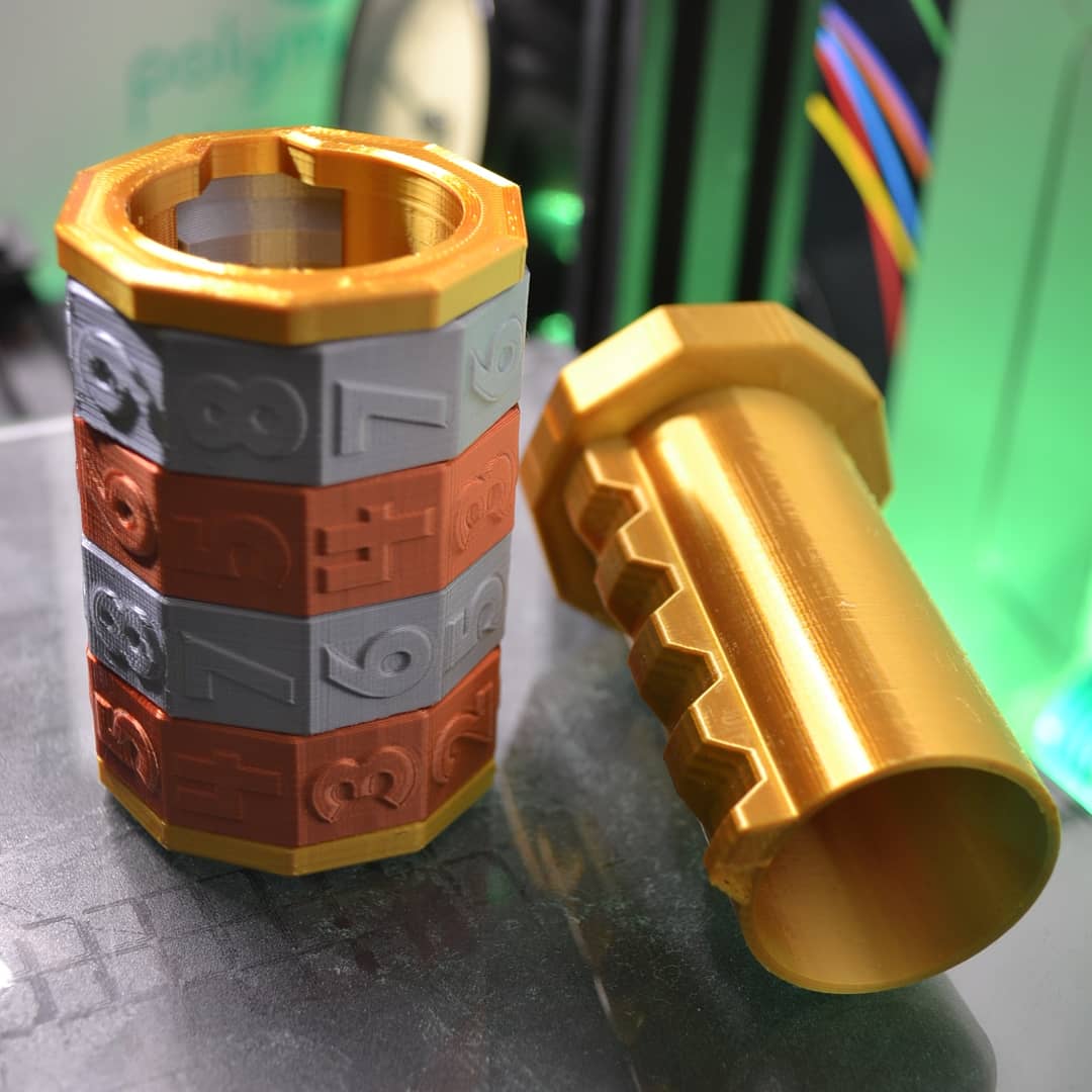 3D printed Cryptex • made with Anet ET4・Cults