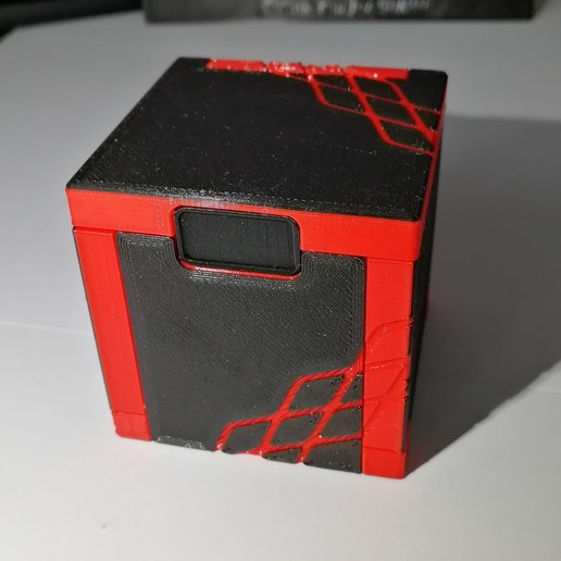 3D printable 12 in 1 Storage cube for Nintendo Switch game cartridges and MicroSD cards • made ...