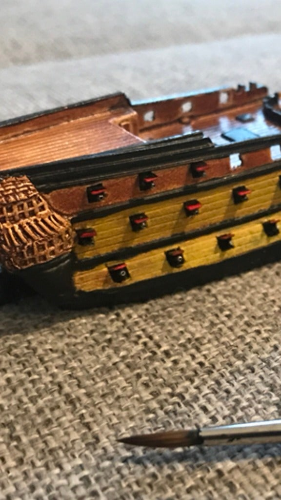 Free 3D file Gun Ports for 1/300 ship・3D printer design to download・Cults