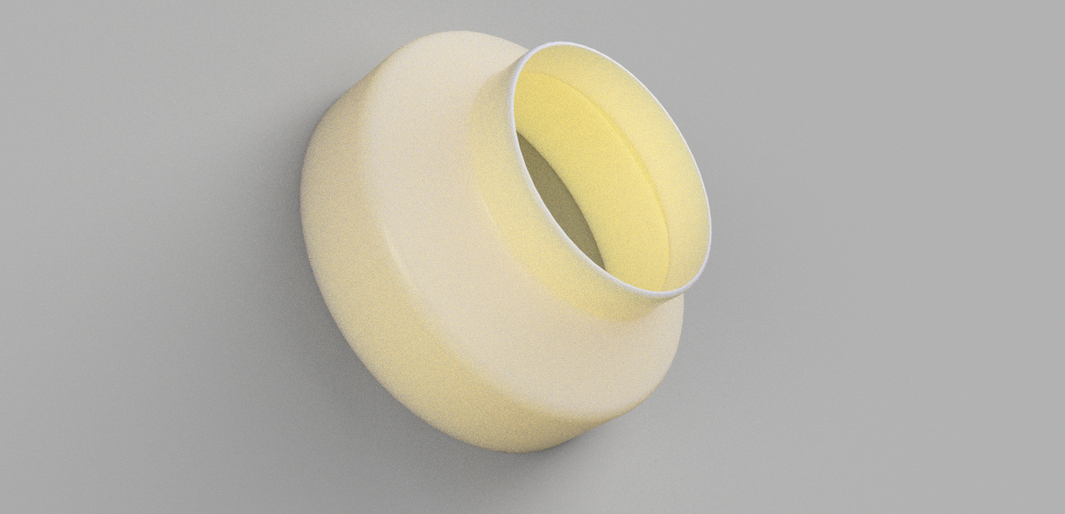 STL file 6 to 4 inch Duct Reducer AC Infinity Cloudline・3D print design ...