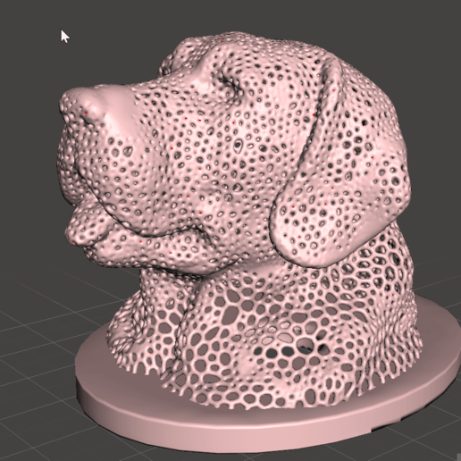 Download STL file Dog Voronoi, Labrador Voronoi • 3D print design ・ Cults