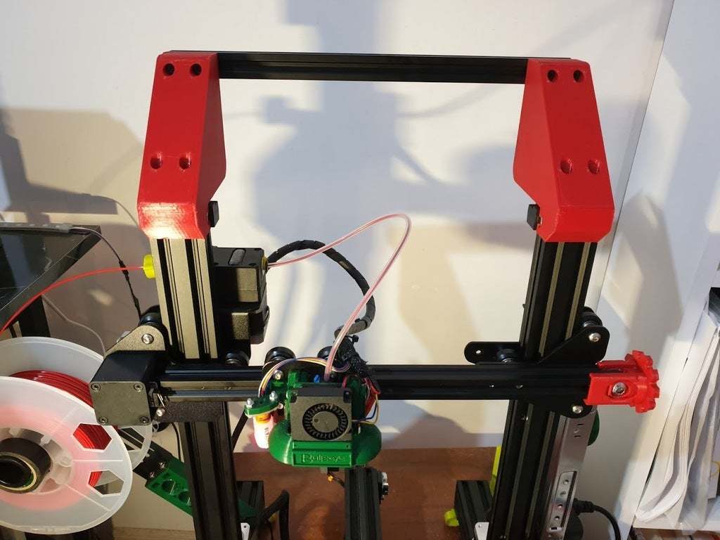 Fichier STL gratuit Ender 3 & pro Z axis top bar extender-spacer for ...