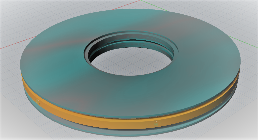 Fichier STL Disque rotatif ouvert, manuels de la surface d'appui de la ...