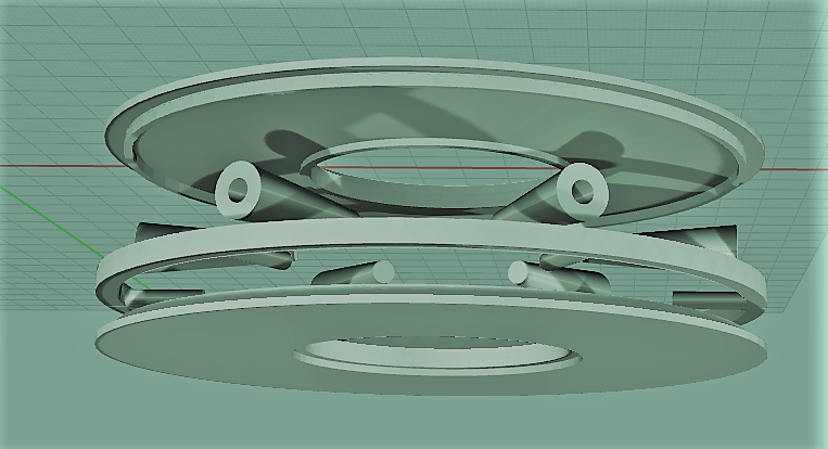 Archivo STL Disco giratorio abierto, manuales de superficie de apoyo de ...