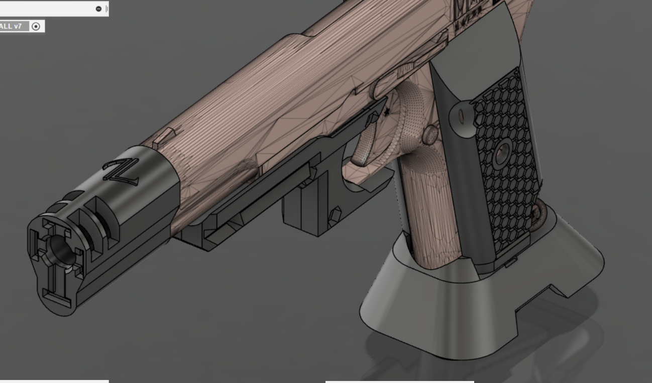 STL file Airsoft TT-33 Tokarev pistol Compensator・3D printing model to download・Cults