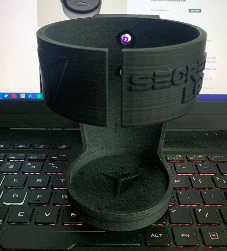 STL file Secretlab Cup Holder 🥼・3D printer model to download・Cults