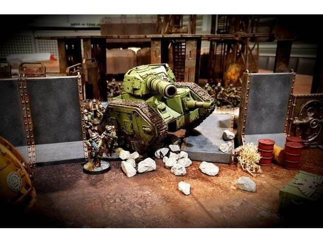 Free STL file Concrete Blast Wall 🏛️・3D printable model to download・Cults