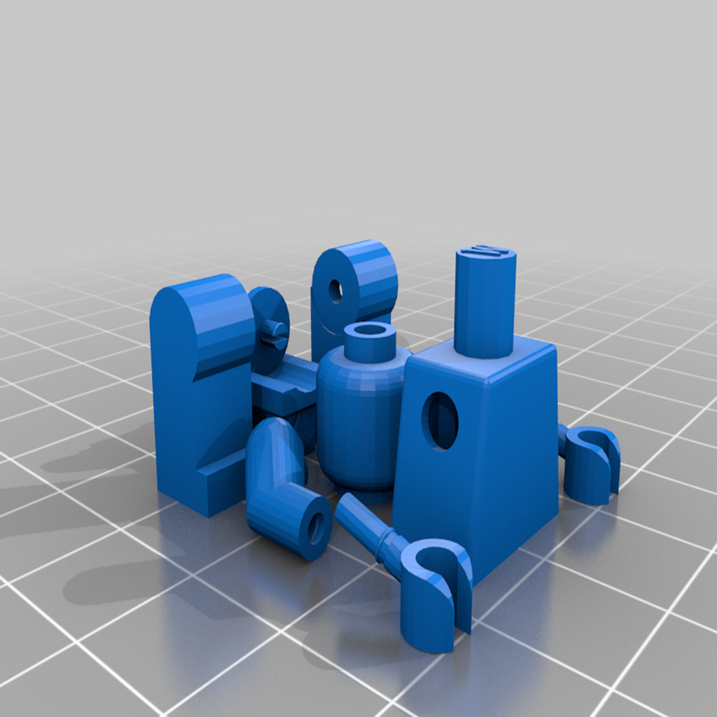 Free STL file Interlocking Brick System Minifigure (not LEGO) 🧱・3D ...