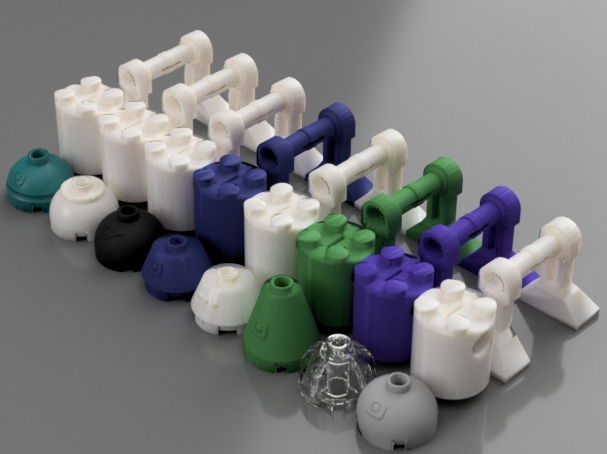 STL-Datei R2 Through R9 Astromech Droids (not Lego) (Reupload) 🤖 ...