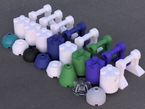 STL-Datei R2 Through R9 Astromech Droids (not Lego) (Reupload) 🤖 ...