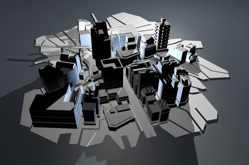 Free STL file City・3D printing idea to download・Cults
