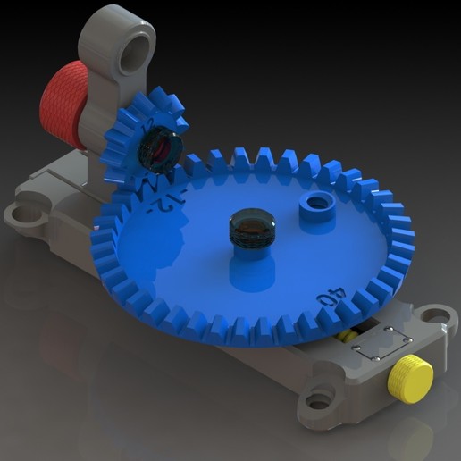 Download STL file Bevel gear transmission (two-position version) • 3D print template ・ Cults
