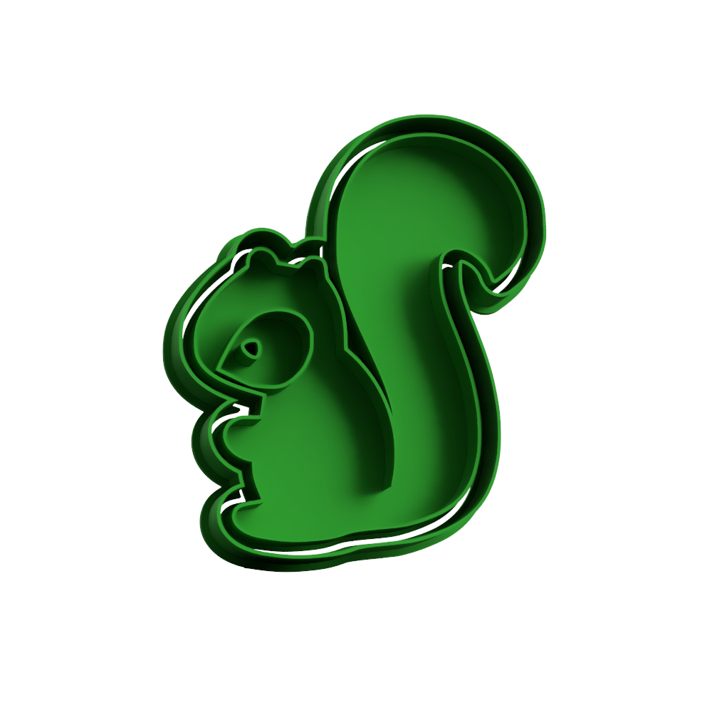 STL file chipmunk cookie cutter cutting・3D print design to download・Cults