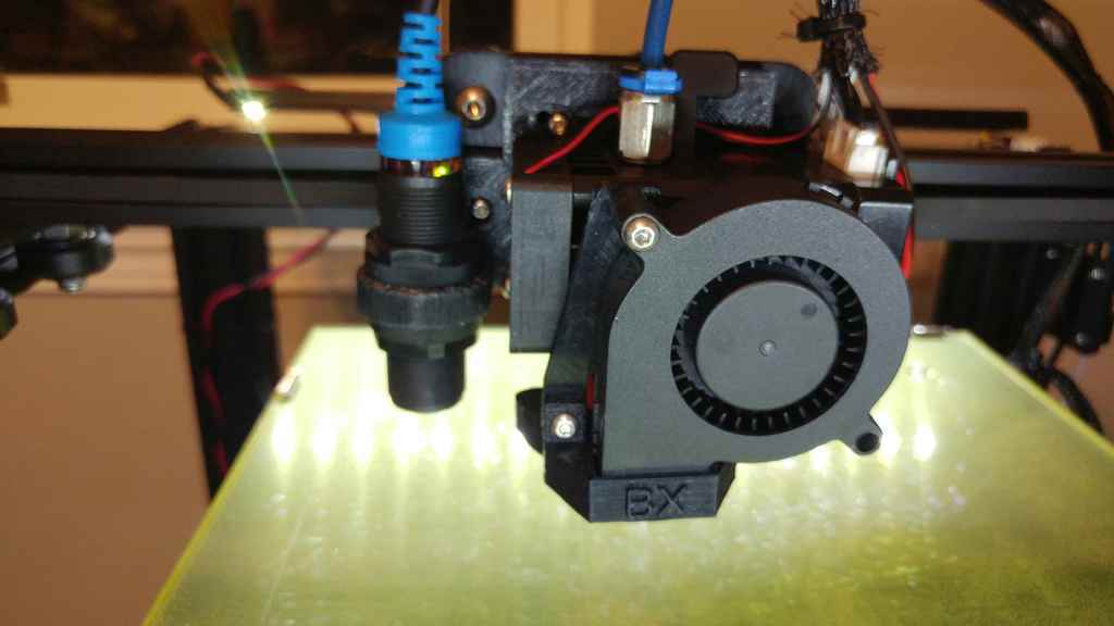 Free STL file BIQU H2 5015 fan mount and duct remixed・Model to download ...