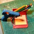 Download free STL file Glue Gun Rest • 3D printable template ・ Cults