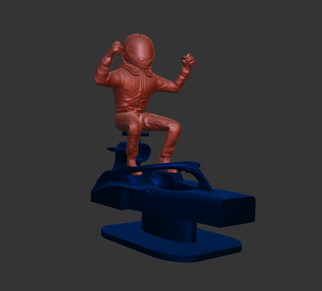 STL file F1 Champion 2021, Driver, Helmet, Figure, Max・3D printable ...