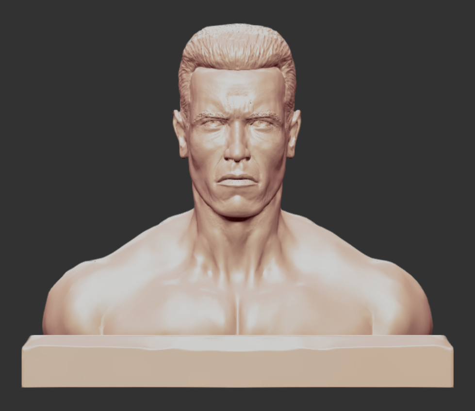 STL file ARNOLD SCHWARZENEGGER 👤・Model to download and 3D print・Cults
