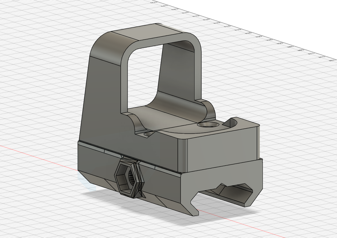 STL file AIRSOFT DUMMY RMR SIGHT WITH MOUNT・Model to download and 3D ...